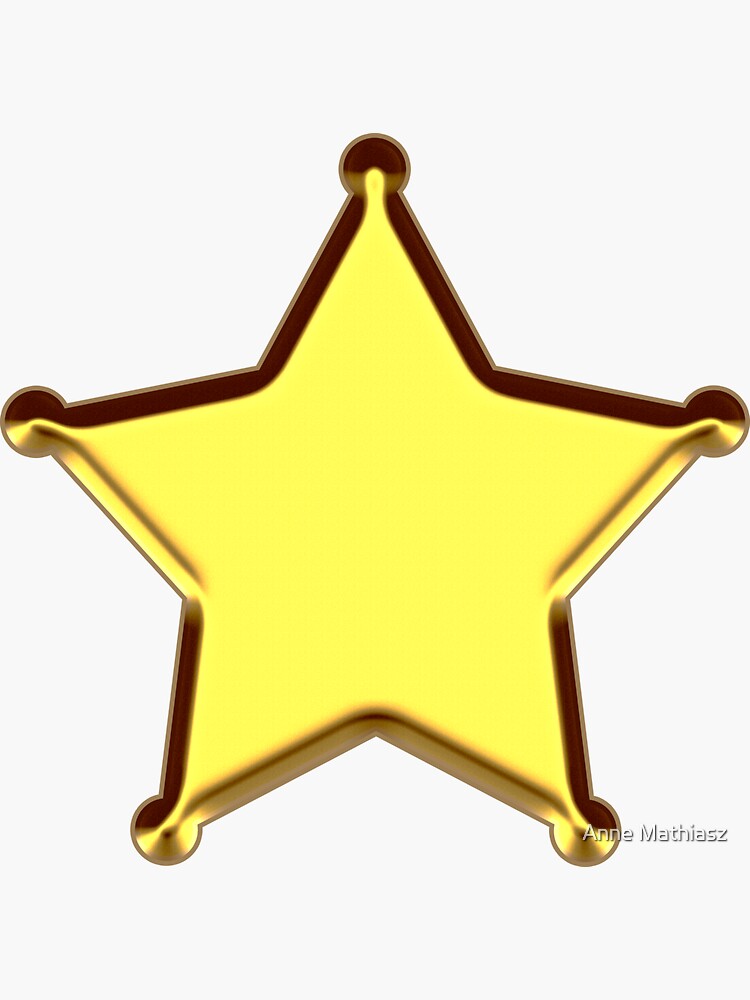 "Sheriff Star, Gold, Carnival, Deputy, County, Police, Wild West ...