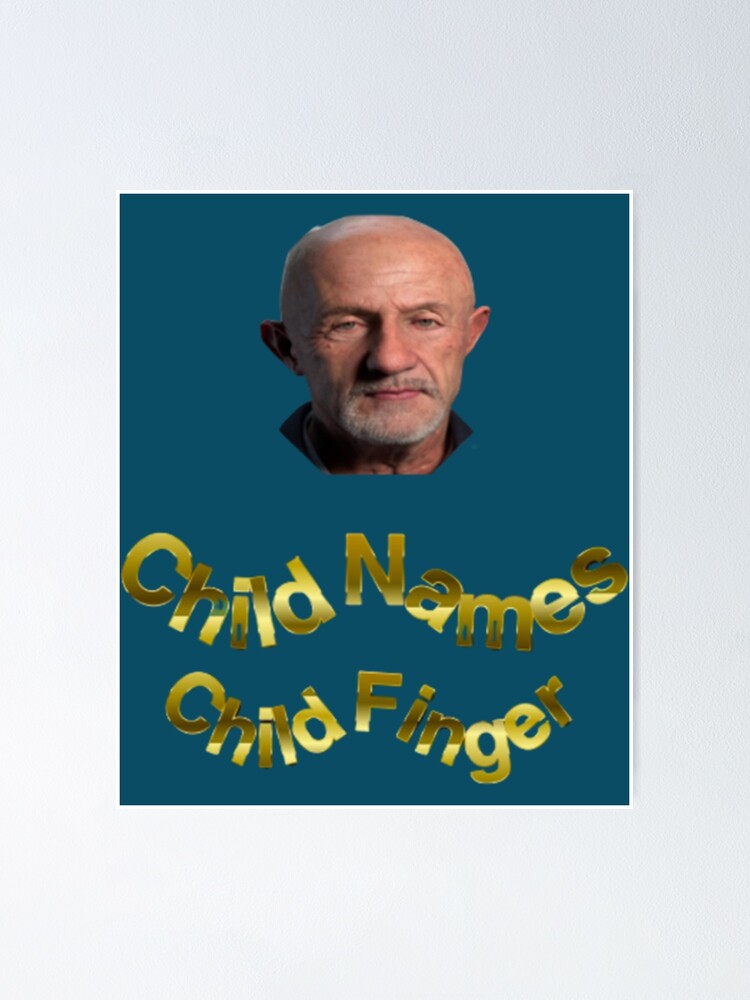 "Kid finger name finger bald " Poster for Sale by SigutyGegysy | Redbubble