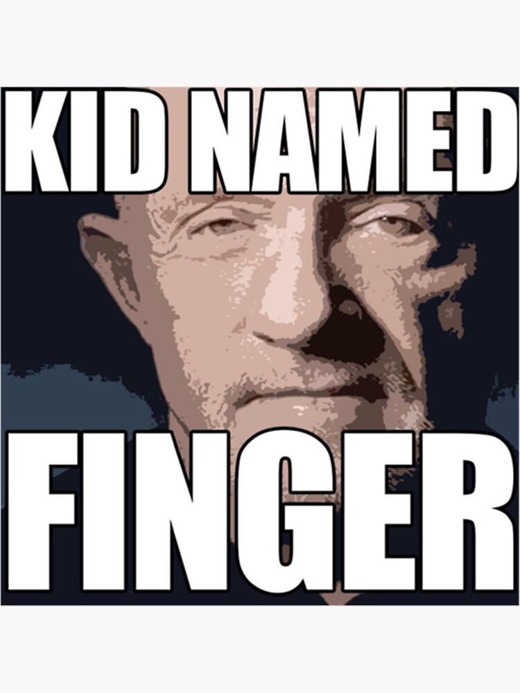 "Kid Named Finger " Sticker for Sale by SigutyGegysy | Redbubble