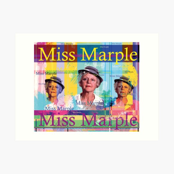 Lámina artística «Angela Lansbury como Miss Marple, la maravillosa ...