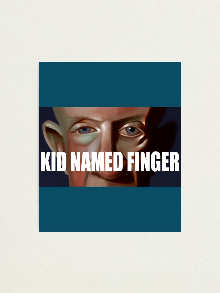 "Kid Named Finger " Photographic Print for Sale by SigutyGegysy | Redbubble