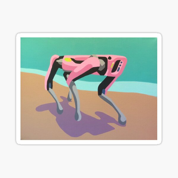 "Bad Dog" Sticker for Sale by azzurroarts | Redbubble