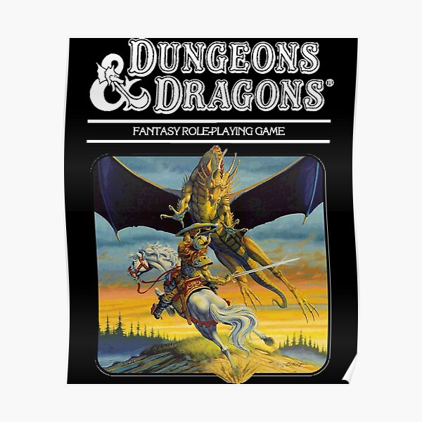 "Dungeons Dragons Expert Set artwork Classic" Poster for Sale by ...