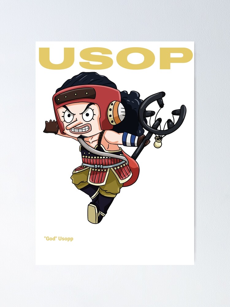 Póster «Usopp - Versión de One Piece Chibi» de TAKAHIRO-SHOPPU | Redbubble