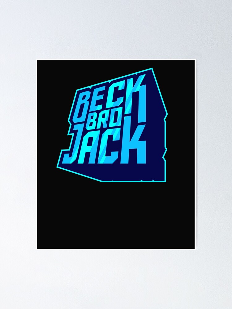 "Beckbrojack LOGO" Poster for Sale by eanmcafee | Redbubble