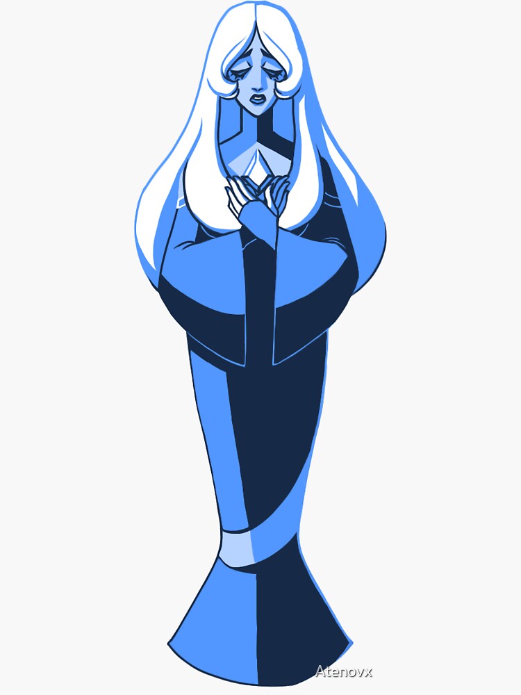 "Steven Universe: Blue Diamond" Sticker for Sale by Atenovx | Redbubble