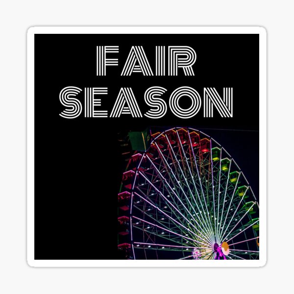 "Fair Season | State Fair Gifts | National State Fair" Sticker for Sale ...