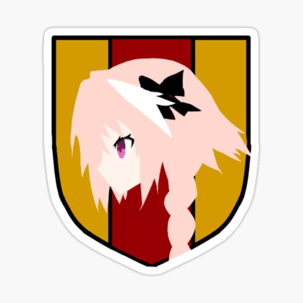 "Astolfo shield " Sticker for Sale by Ecchi-rinn | Redbubble