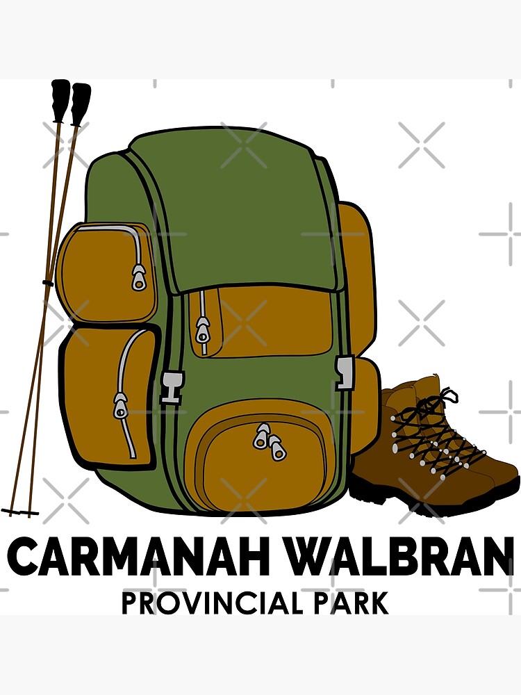 "Carmanah Walbran Provincial Park Backpack" Poster for Sale by esskay ...