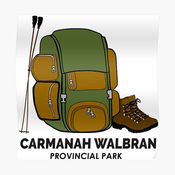 "Carmanah Walbran Provincial Park Backpack" Poster for Sale by esskay ...