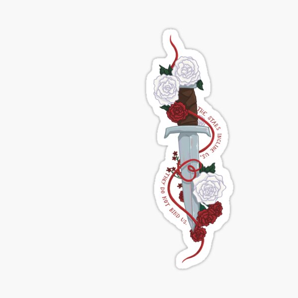 "The stars incline us, they do not bind us" Sticker for Sale by ...