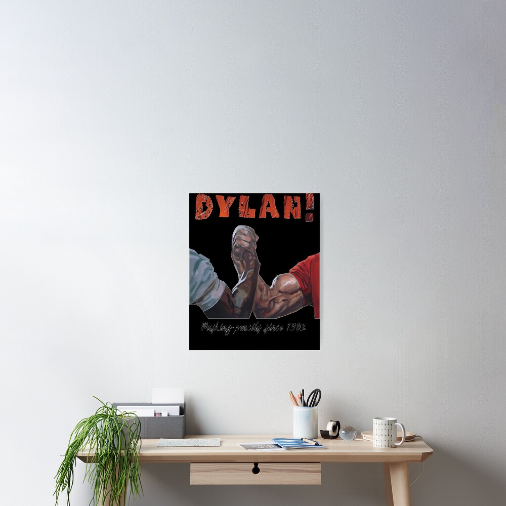 "Dylan Predator Handshake Pushing Pencils Classic" Poster for Sale by ...