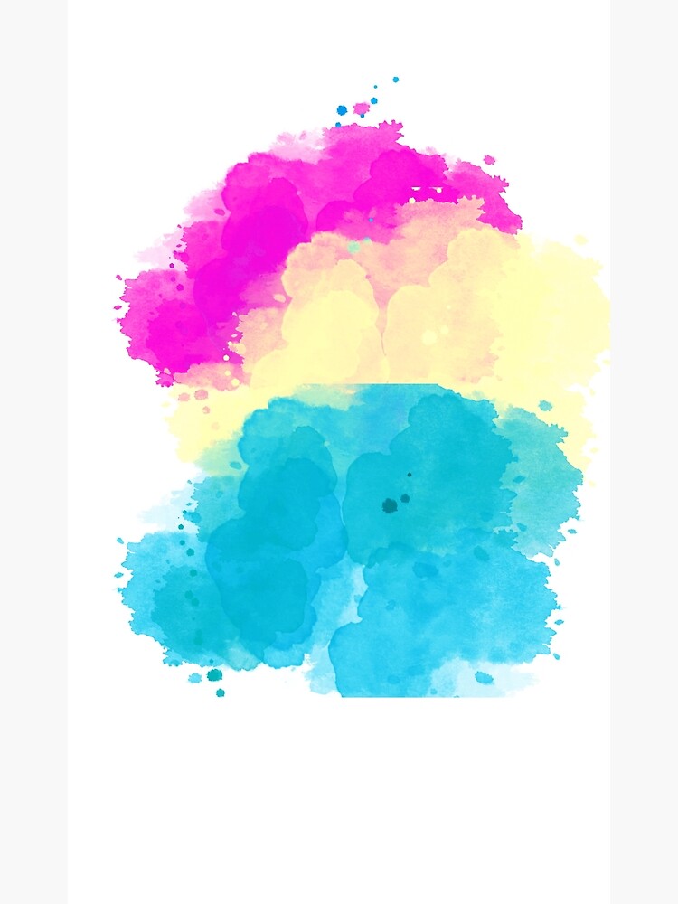 "Pansexual Pride Flag Paint Design LGBT" Poster for Sale by rmgee573 ...