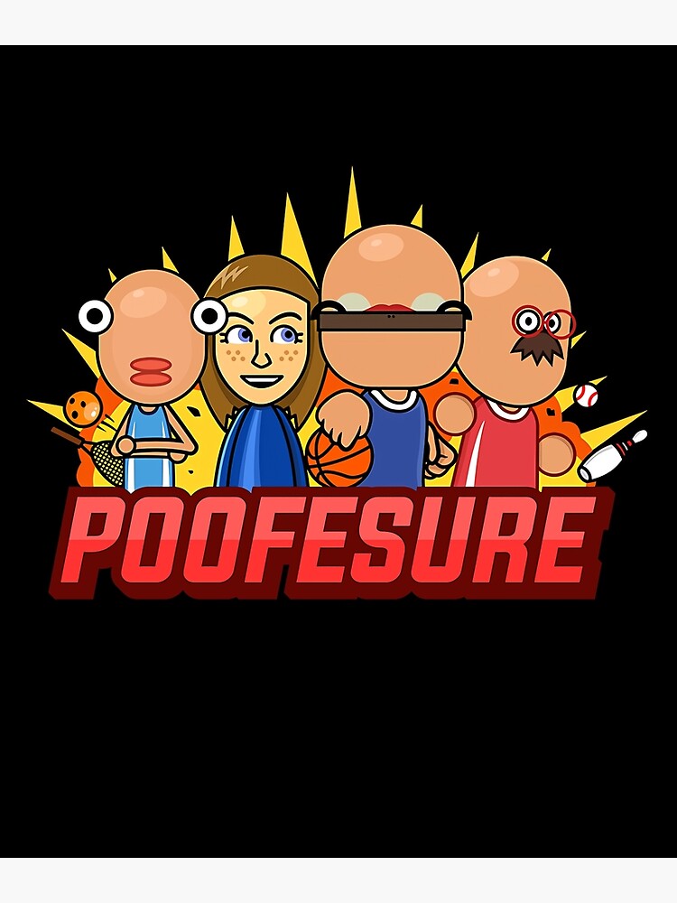 "Poofesure LOGO" Poster for Sale by joeetar | Redbubble