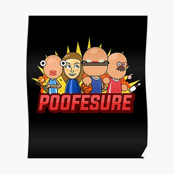 "Poofesure LOGO" Poster for Sale by joeetar | Redbubble