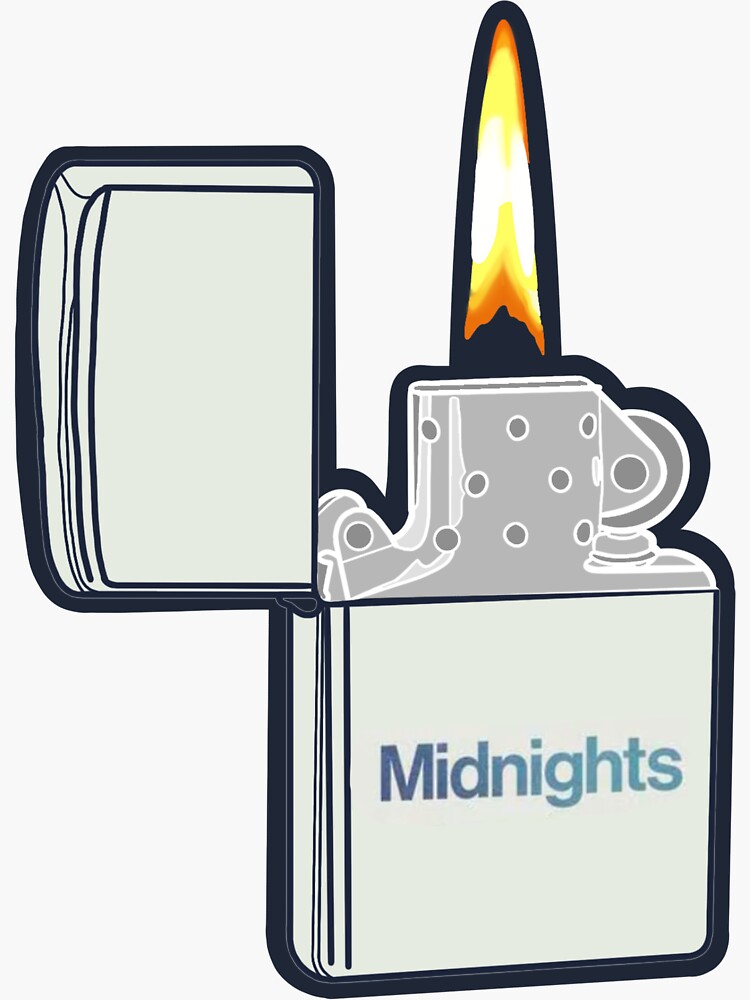 "MIDNIGHTS TS ILLUSTRATION" Sticker for Sale by LINNEAWALLSTEN | Redbubble