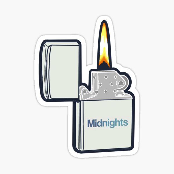 "MIDNIGHTS TS ILLUSTRATION" Sticker for Sale by LINNEAWALLSTEN | Redbubble