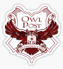 Owl Post Stickers | Redbubble