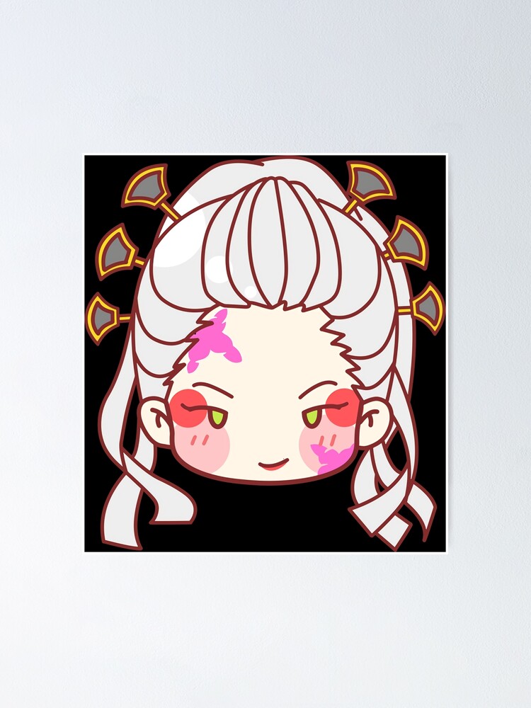 Poster « Chibi Daki démon supérieur de la lune », par RobertaDawson ...
