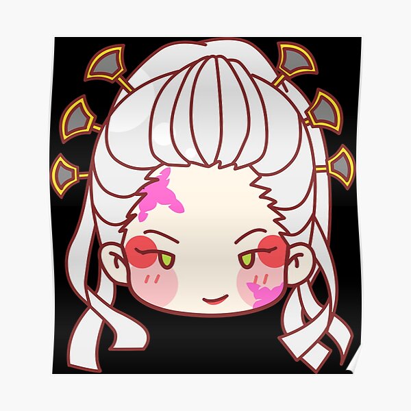 Poster « Chibi Daki démon supérieur de la lune », par RobertaDawson ...