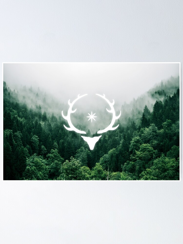 "Stag Spirit" Poster for Sale by Gizmoon | Redbubble