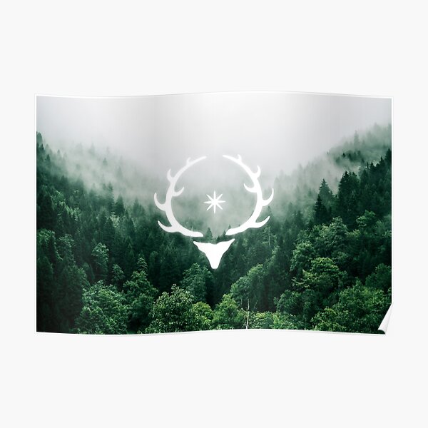 "Stag Spirit" Poster for Sale by Gizmoon | Redbubble