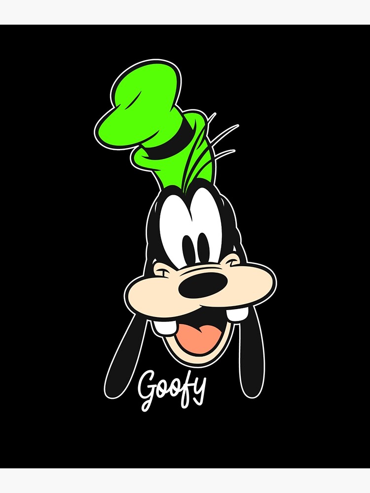 "disy gofy big face portrait" Poster for Sale by DieterGruber | Redbubble