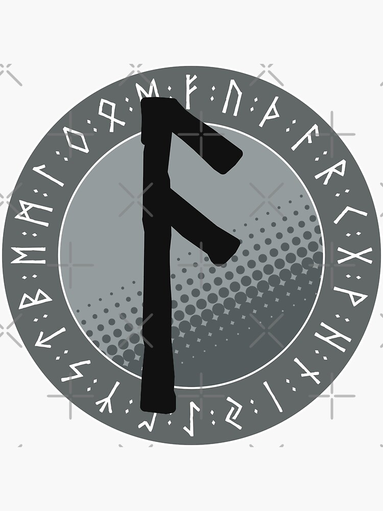"Viking Runes and Runic Symbols - Ansuz (Wisdom)" Sticker for Sale by ...