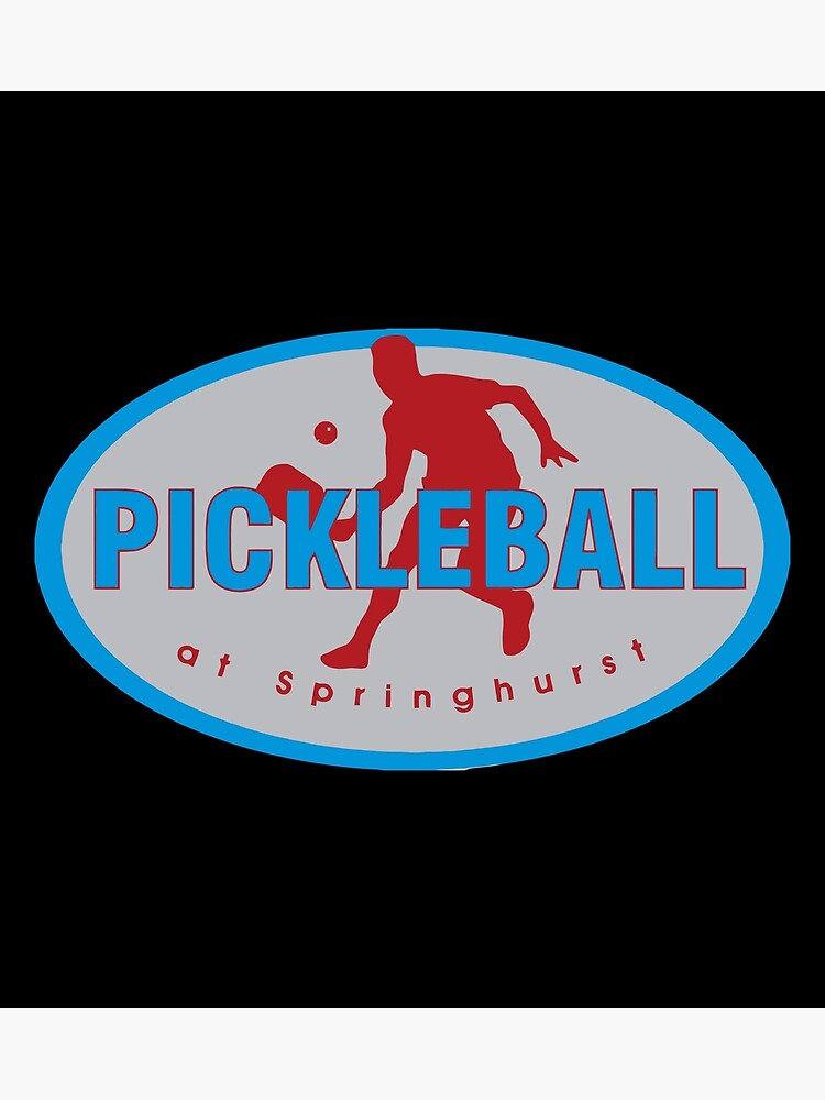 "PICKLEBALL AT SPRINGHURST" Poster for Sale by ArmandoShop | Redbubble