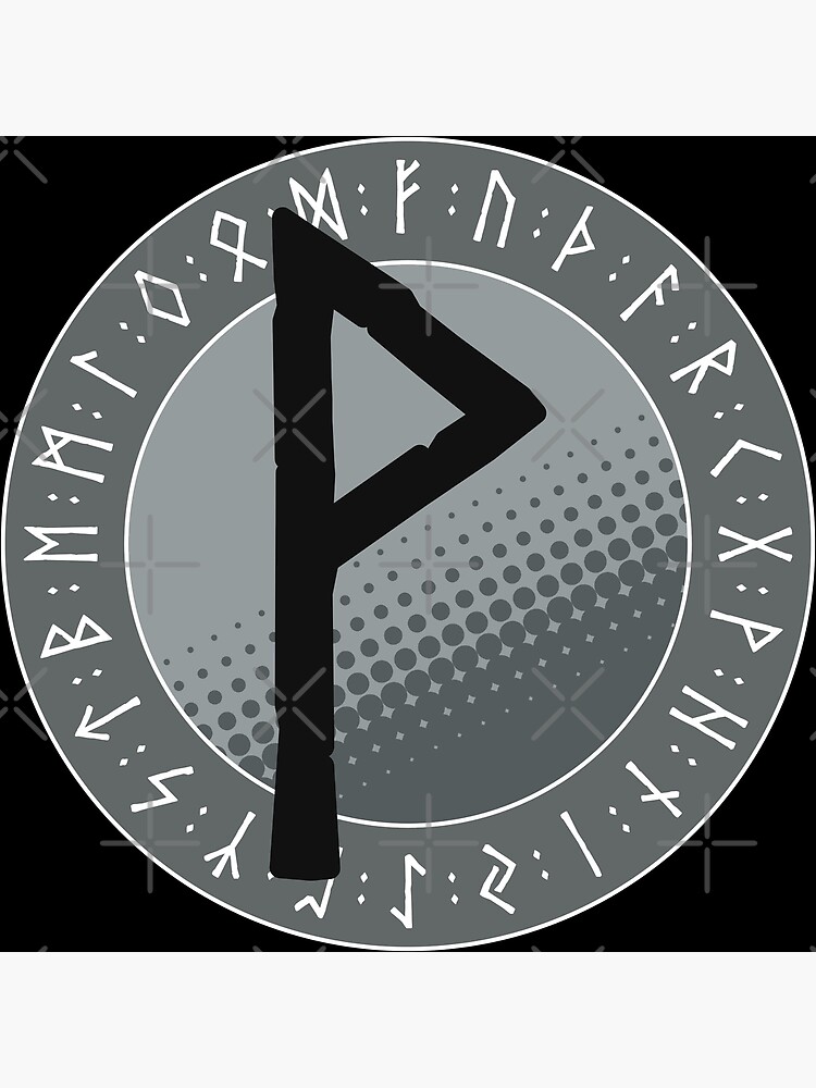 "Viking Runes and Runic Symbols - Wunjo (Joy)" Poster for Sale by ...