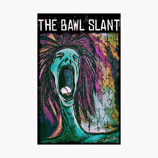 "The Bawl Slant -blisters official merch" Photographic Print for Sale ...