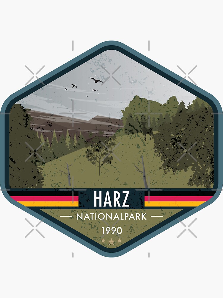 "Harz National Park Germany" Sticker for Sale by origato | Redbubble