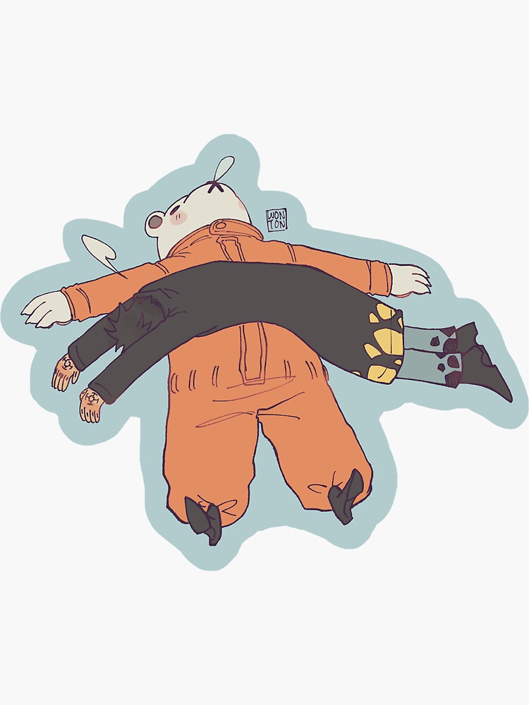 "Bepo and law " Sticker for Sale by Wontonss | Redbubble