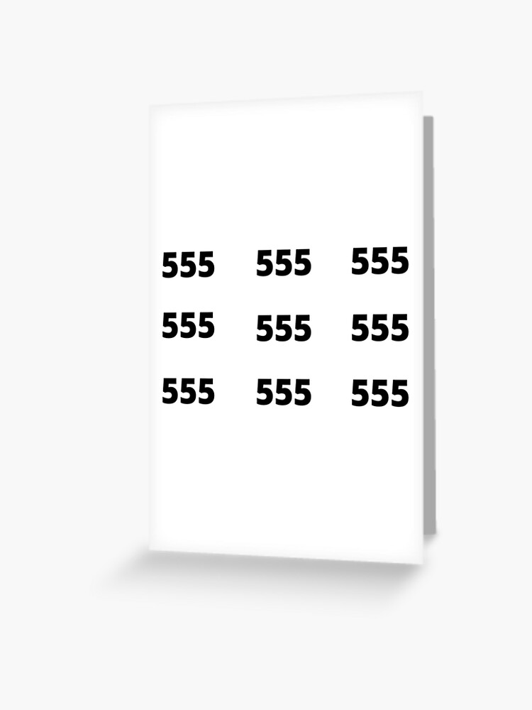 "Angel Numbers - 555 " Greeting Card for Sale by Mabudi55 | Redbubble