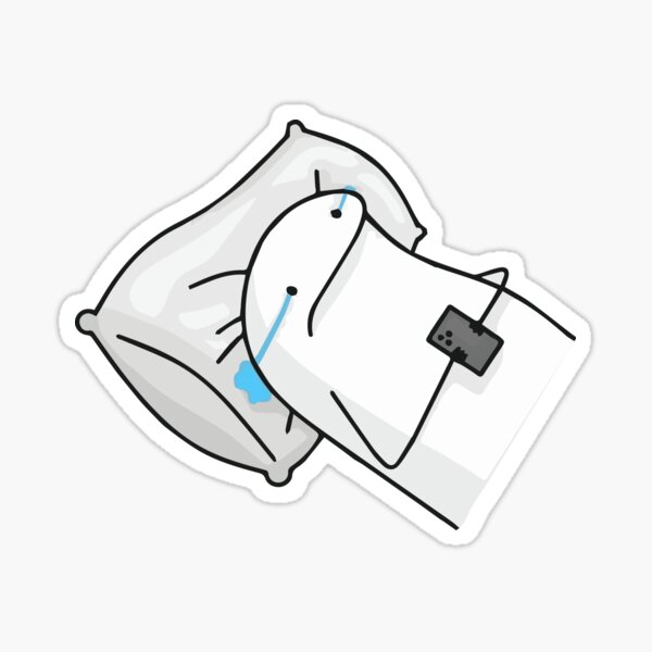"Flork is crying on his\her bed" Sticker for Sale by Kurdish T-shirt ...