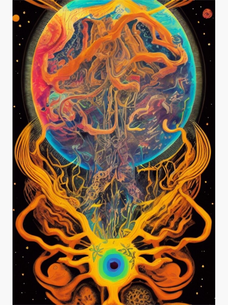 "Cosmic Opening " Sticker for Sale by WraithGaming | Redbubble