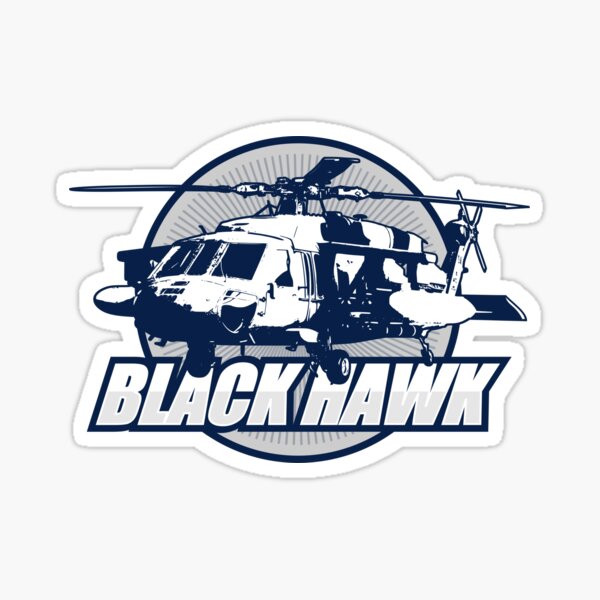 "UH-60 Black Hawk" Sticker for Sale by StrongVlad | Redbubble