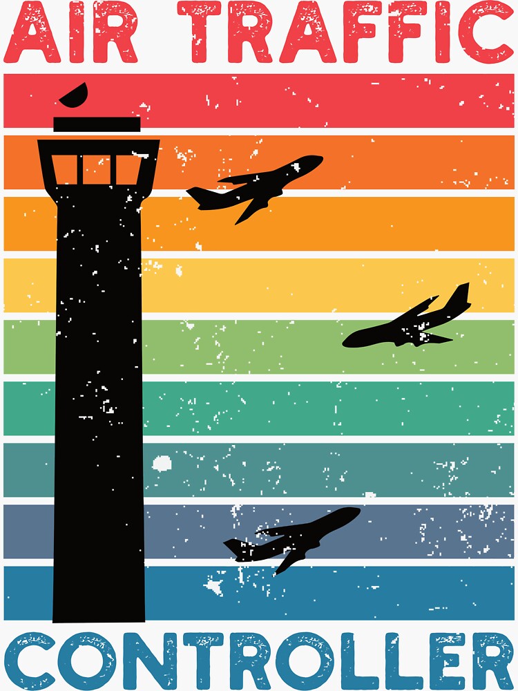 "Air Traffic Controller Retro Vintage Control Tower: ATC Funny Air ...