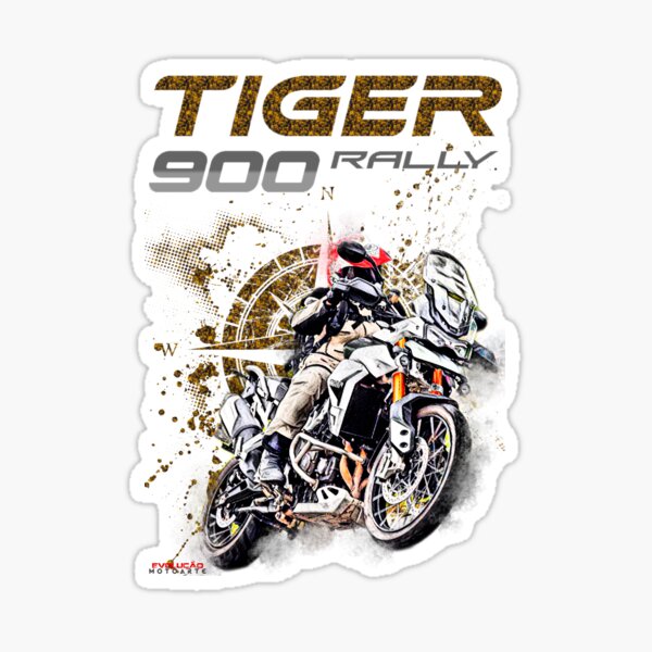 "Triumph Tiger 900 Rally Pro 2022" Sticker for Sale by Evomotoarte ...