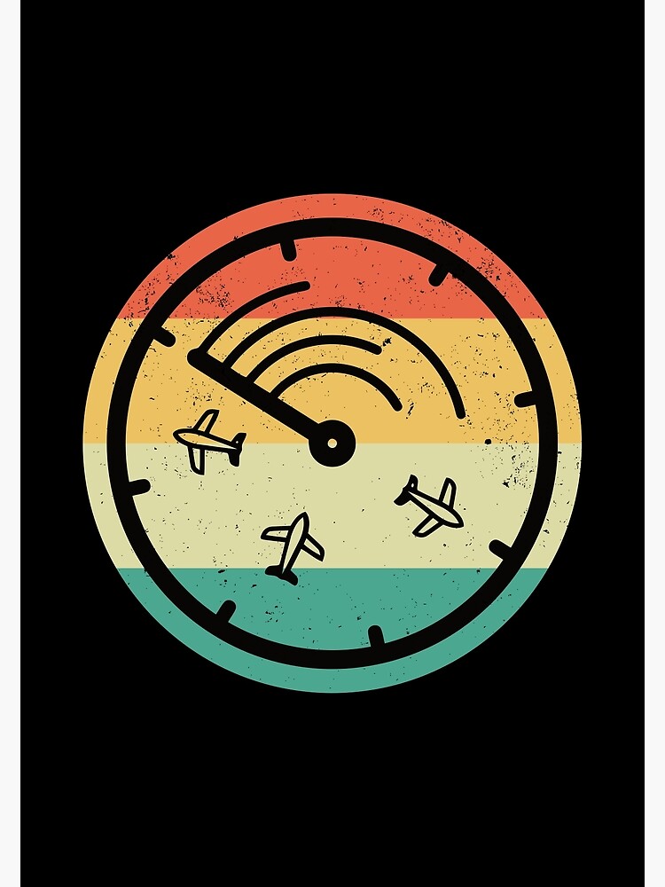 "Air Traffic Controller Retro Vintage Radar Beacon: ATC Funny Air ...