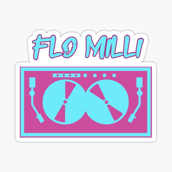 "Flo Milli Shit Design" Sticker for Sale by ingraph | Redbubble