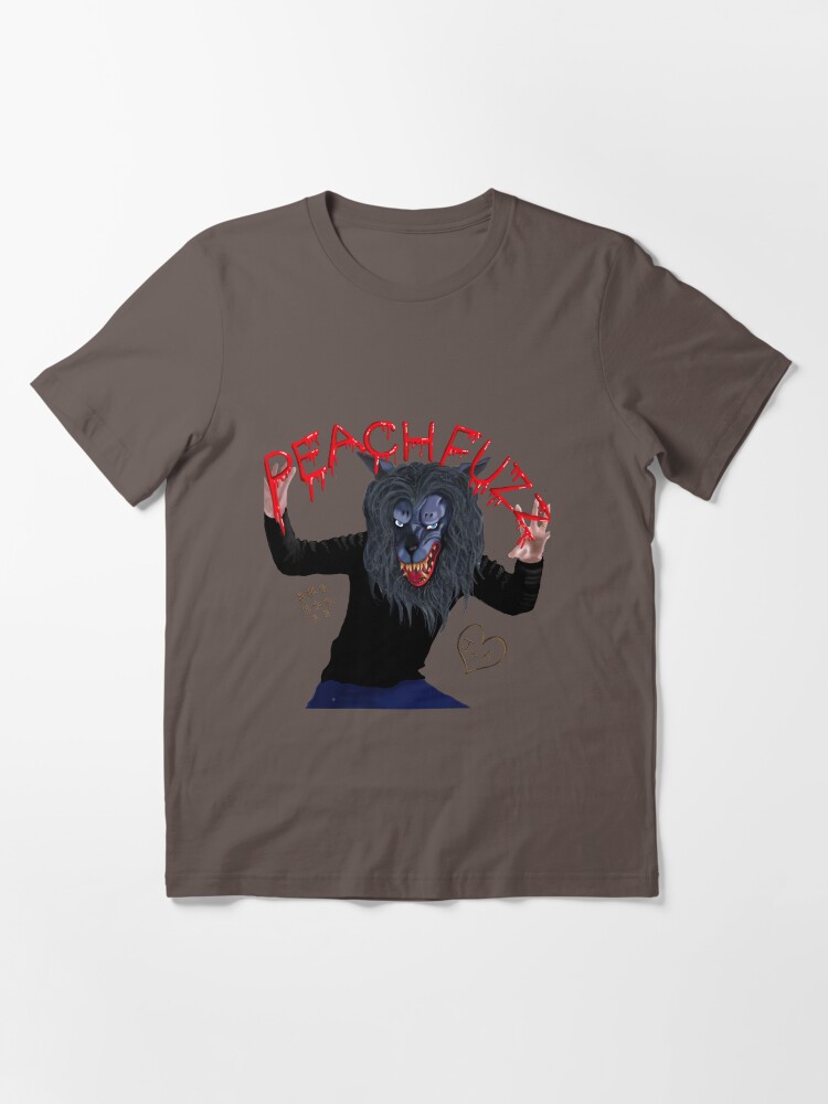 "Creep - HQ Peachfuzz Werewolf Mask Pose - " T-shirt for Sale by ...
