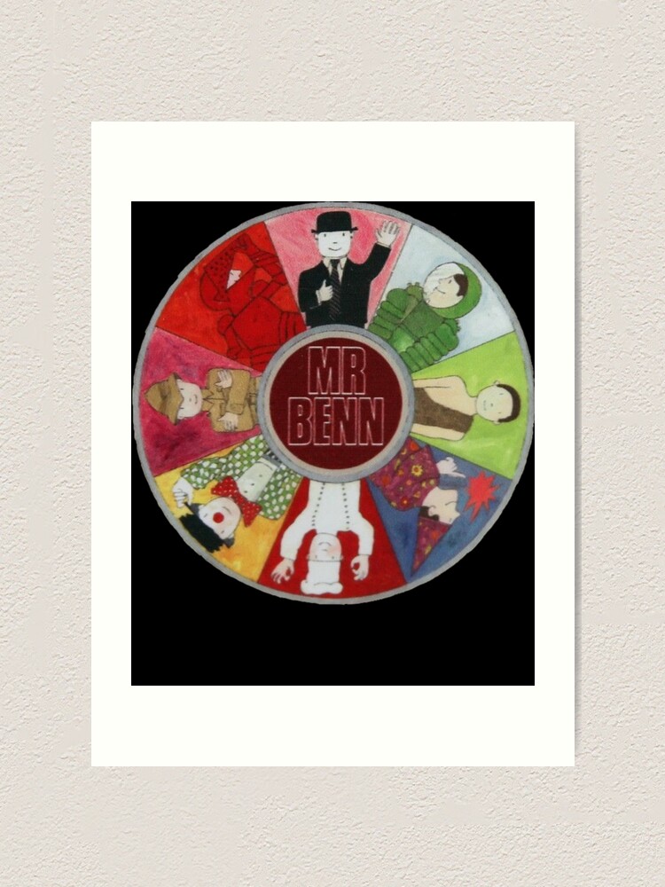 "Mr Benn logo meme" Art Print for Sale by LILYJENNIFER | Redbubble