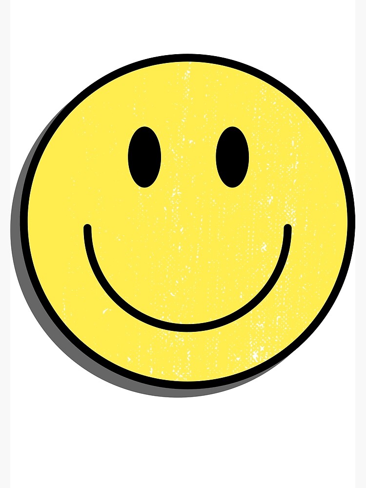"Retro Smiley Face" Poster for Sale by Benb2567 | Redbubble