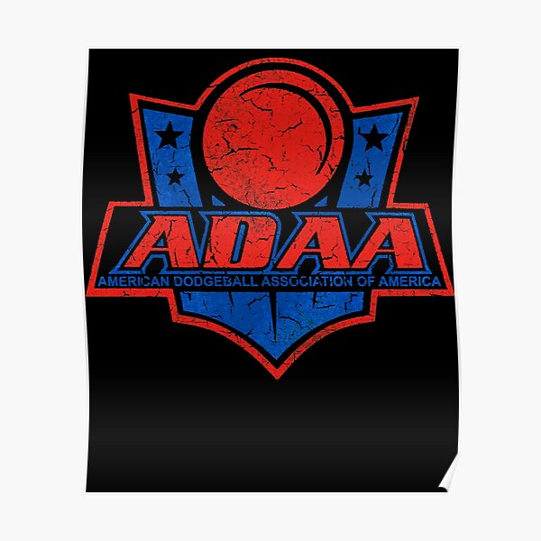 "American Dodgeball Association of America (Dodgeball)" Poster for Sale ...