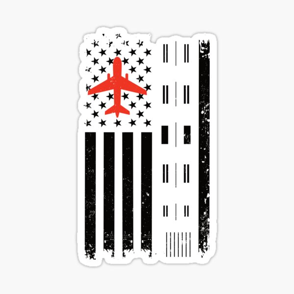 "Air Traffic Controller Distressed Vintage USA Flag: ATC Airplane ...
