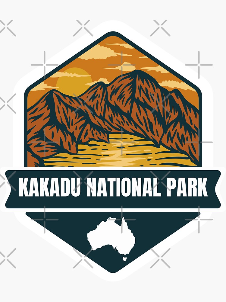 "Kakadu National Parks" Sticker for Sale by retrotravelart | Redbubble