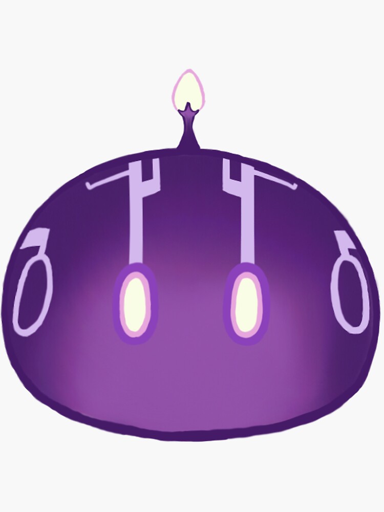 "Genshin Impact - Electro Slime Fanart" Sticker for Sale by Ashkazar ...