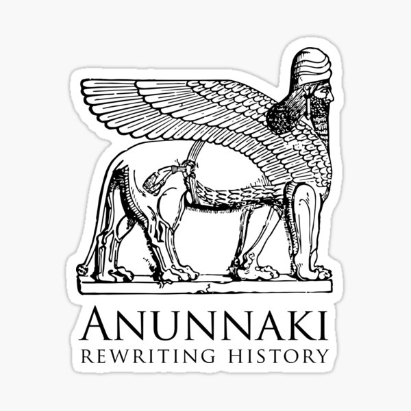 "Anunnaki Mesopotamian Sumerian Ancient History Anthropology" Sticker ...