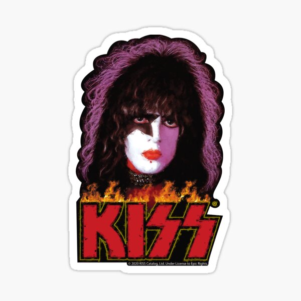 "KISS The Starchild old painting stylized Classic" Sticker for Sale by ...